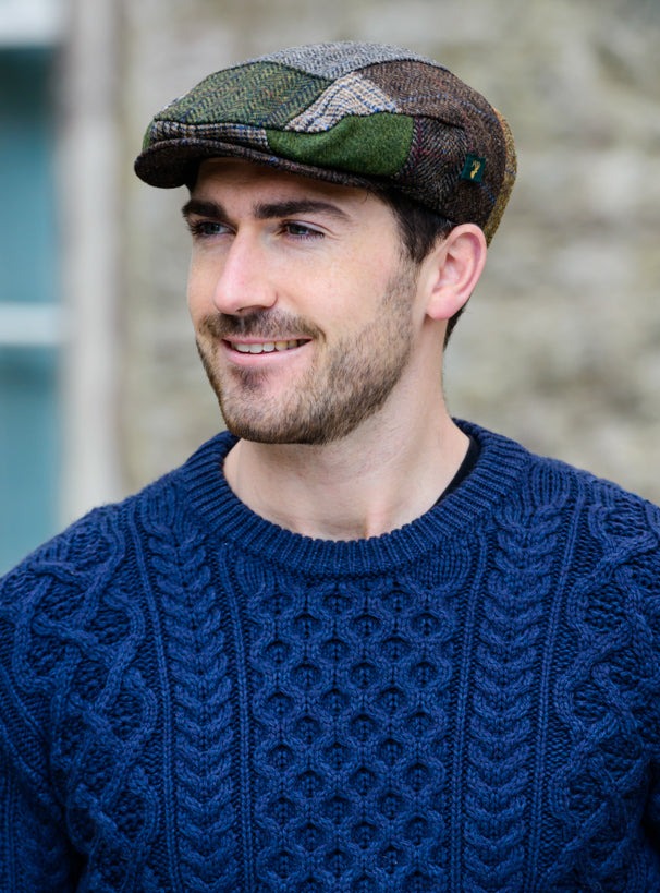 Men's Patch Flat Cap – Kenny Woollen Mills